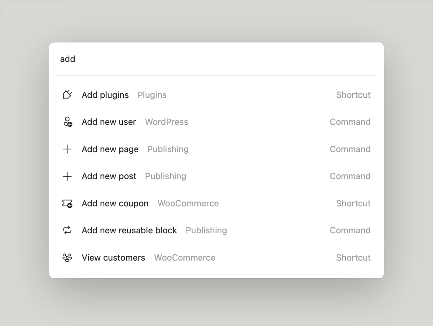 Command Palette enters the chat - The WP Minute